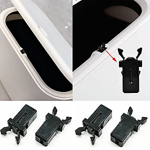 UtySty 10 Pack Trash Can Lid Clips Press Switch Replacement Push-Type Lock Button for Mini Trash Can with Lid Garbage Can Waste Basket Bathroom Trash Can with Press Top Lids Diaper Pail