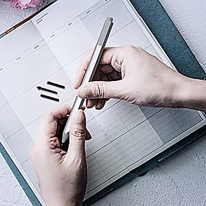MoKo Pen Tips for Surface Pen Set of 4 (HB/HB/2H/H), Surface Pen Tip Replacement Kit Compatible with Surface Pro 2017 Pen (Model 1776)/Surface Pro 4 Pen, Original Pen Nibs Refill for Stylus Pen