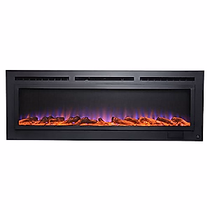 Touchstone Sideline® Anti-Glare Screen-Front 60" 80047 Electric Fireplace