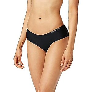 Vince Camuto Women's Underwear ? Seamless Lace Hipster Briefs (3 Pack), Size Medium, Black/Soft Violet/Taupe