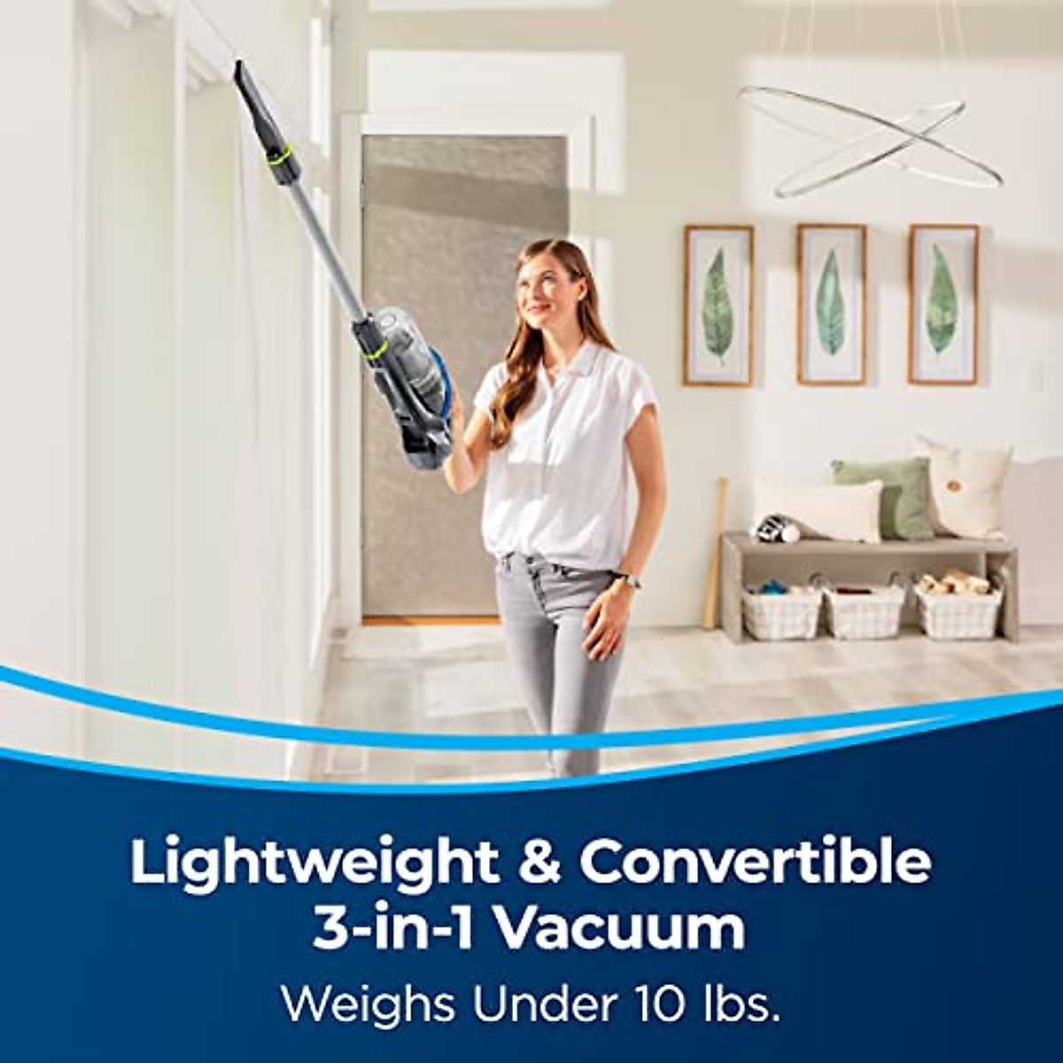 BISSELL PowerGlide Pet Slim Cordless Stick Vacuum, 3080