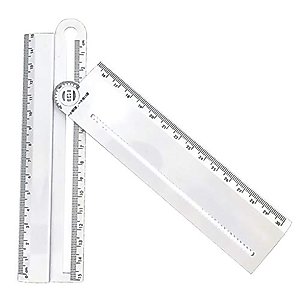 HELYZQ Compass Metal Multifunctional Drawing Circle Tool Ruler Painting Professional