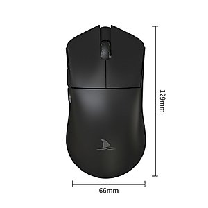 Darmoshark M3 Wireless Gaming Mouse,Tri-Mode 2.4G/USB-C/Bluetooth Mouse Up to 26000DPI,PAW3395 optical sensor Lightweight 58g,5 programmable button 500MAh Battery Life,Computer Mouse for Laptop,PC,Mac