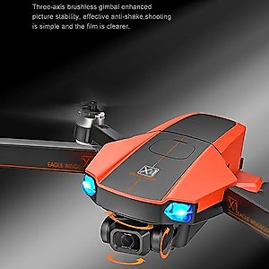 RKSTD Foldable FPV RC Drone With 6K WiFi Camera, Suitable For Adults, Beginners And Children; Voice Gesture Control RC Quadcopter, With GPS Positioning, 5G Image Transmission
