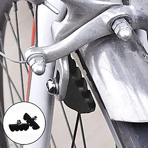 Fat-Cattie 4 Pairs (8 Pieces) Premium Bike Brake Pads,Caliper Brake Pads for Road Bicycle,Bike Brake Blocks of 40mm(Black)