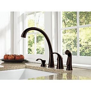 Delta Faucet Pilar Kitchen Soap Dispenser for Kitchen Sinks, Venetian Bronze RP50781RB