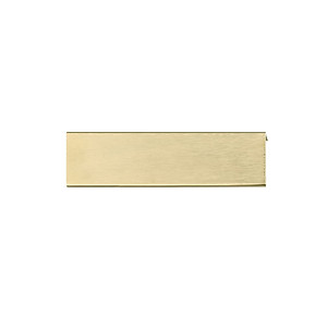 Richelieu Hardware BP9898128166 Lincoln Collection 5 1/16-inch (128 mm) Center-to-Center Satin Gold Modern Cabinet and Drawer Edge Pull Handle for Kitchen, Bathroom, and Furniture