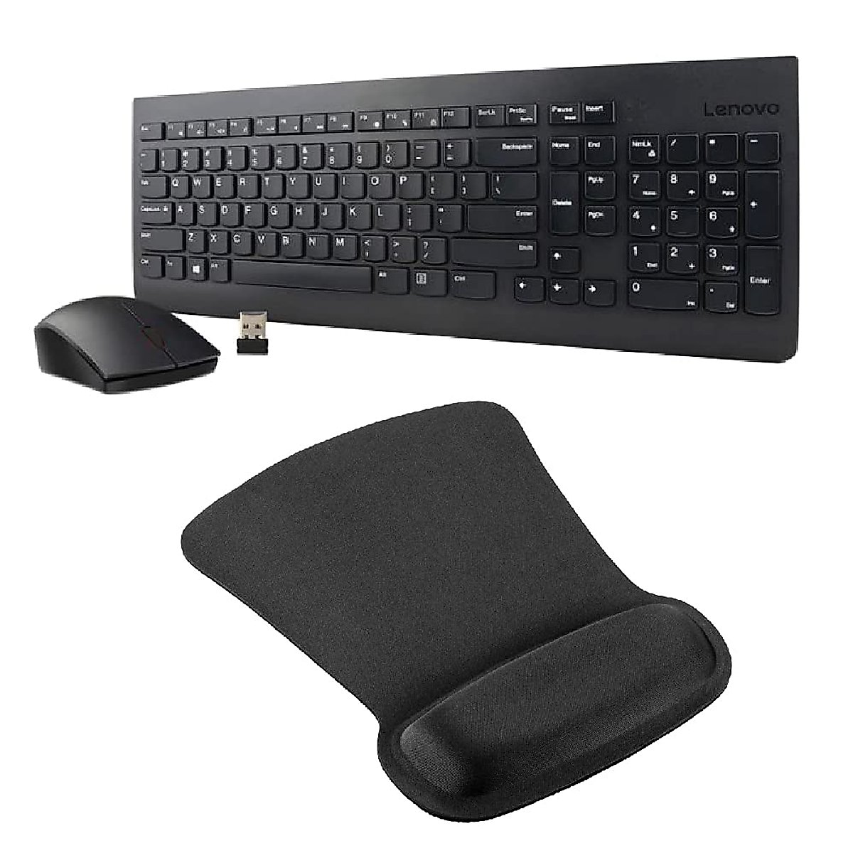Lenovo IdeaCentre A340-24ICK 23.8in All-in-One Touchscreen PC Bundle with FHD 1920 x 1080, Core i5-9400T, 8GB DDR4, 512GB SSD, Keyboard, Mouse, Gel Mousepad, Windows 10 Home