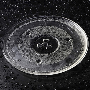 The 11.25’’ Microwave Glass Tray Compatible with GE and Kenmore - Exact Replacement Part of WB49X10097/ DE63-00536A / ME 16H702SES/ MCD991AB - Dishwasher Safe