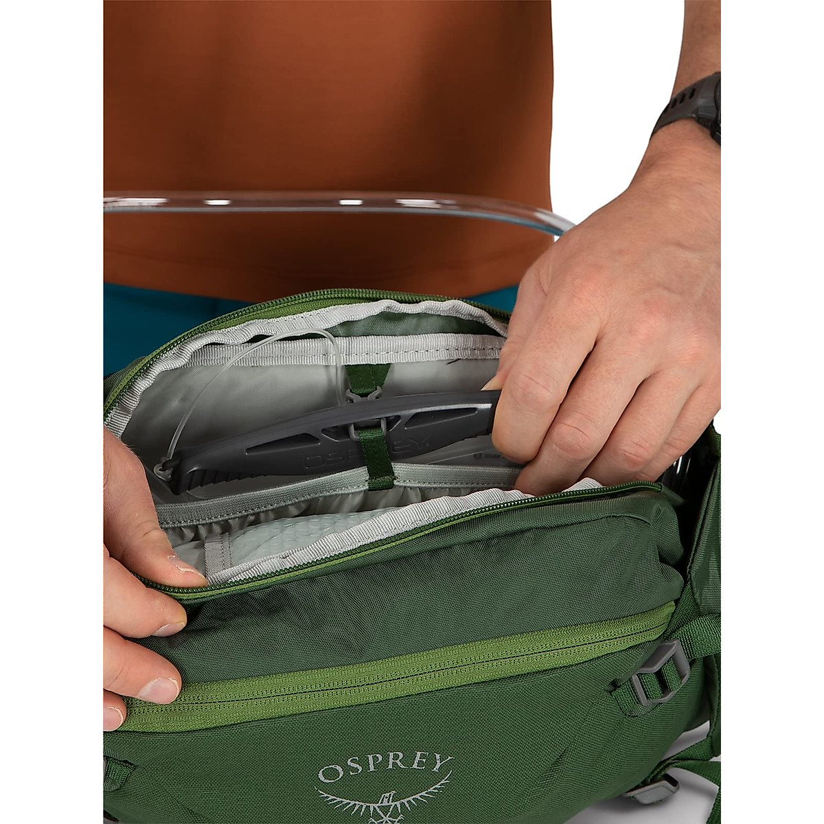 Osprey Seral 7 Lumbar Bike Hydration Pack , Black