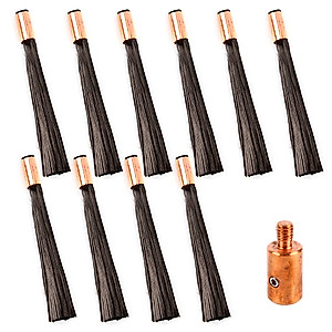 Welding Bead Processing Machine M6 Stainless Steel Weld Bead Processor Cleaner Tool Polishing Brush Head Set for Cleaning The Weld Bead