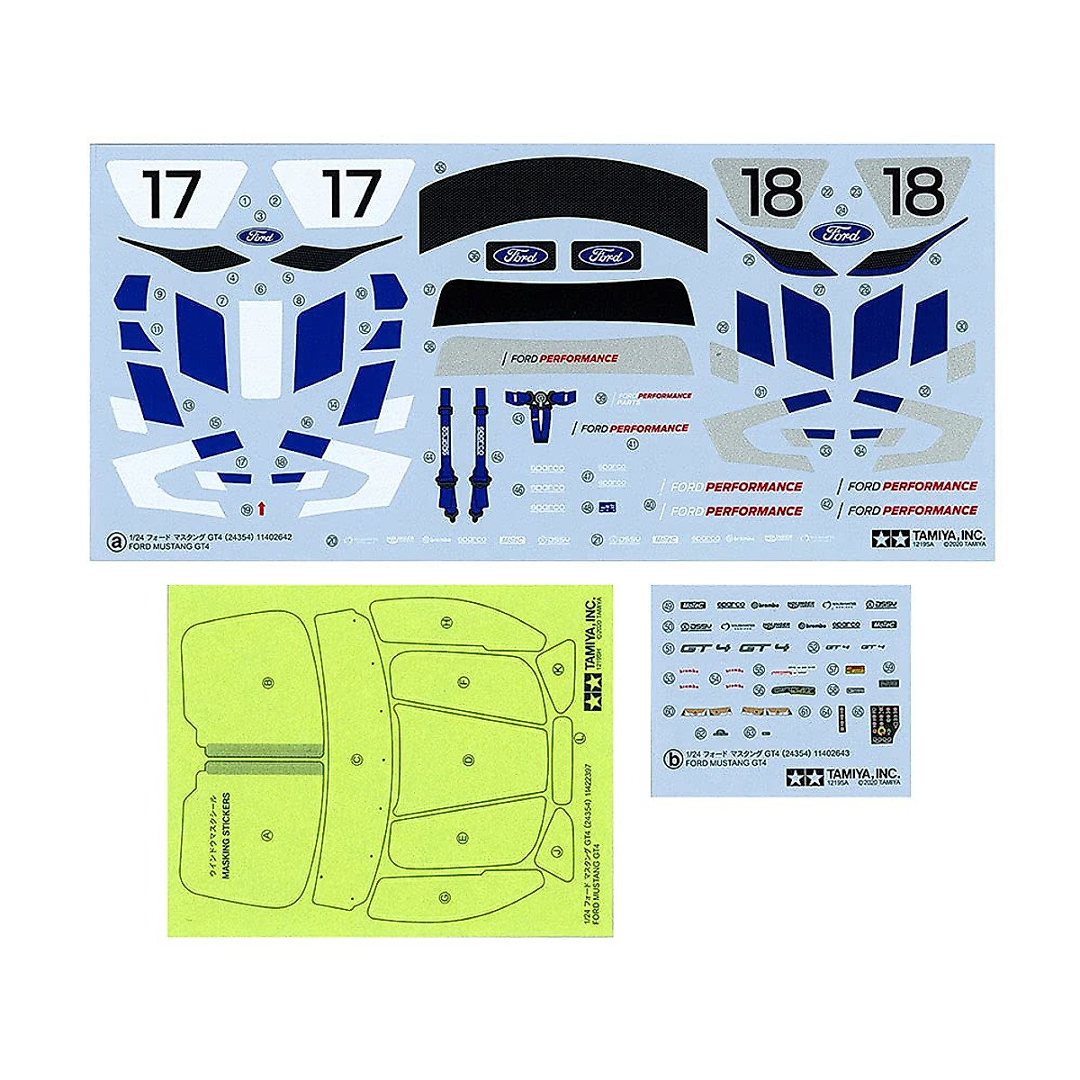 TAMIYA 24354 1/24 Ford Mustang GT4