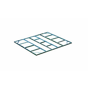 Arrow Shed FDN477 4X7 & 6X5 Floor Base kit, 56"X73", Silver