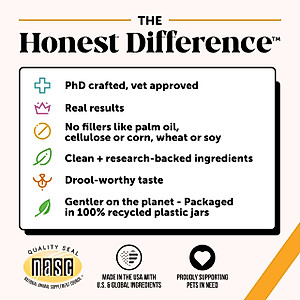 Pet Honesty Dog Allergy Itch Relief - Maximum Strength Itch Supplement with Probiotics for Dogs - Immune Support & Skin Relief for Seasonal Allergies - Natural Itchy Skin Paw Relief - (Chicken, 90 Ct)