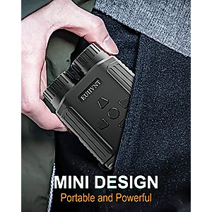 Night Vision Goggles, Mini Night Vision Binoculars with 8X Digital Zoom, Infrared Binoculars for 100% Darkness, 1080P Night Vision Goggles Military Tactical, IP54, Anti-Shake, Video & Audio Recording