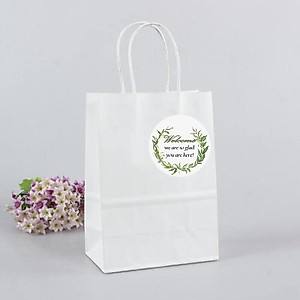 Top label Welcome Stickers,2 Inch Wedding, Bridal Shower Birthday Party Favor Labels,500 Pcs