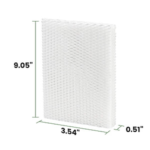 UKNESFROD MD1-0034 Replacement Humidifier Wicks Filters Compatible with Vornado Evaporative Humidifier Model Evap40, Evap2, EV100, EV200, EVDC300, EVDC500-4Pcs