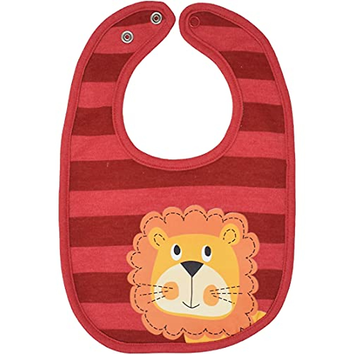 Funstuff Baby Boys 5 Pack Bibs Lion Panda Dinosaur Tiger Shark Infant