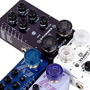 MOOER Candy Colorful Footswitch Toppers Black, Blue, purple, Transparent, White Footswitch Toppers(FT-MX-CO)