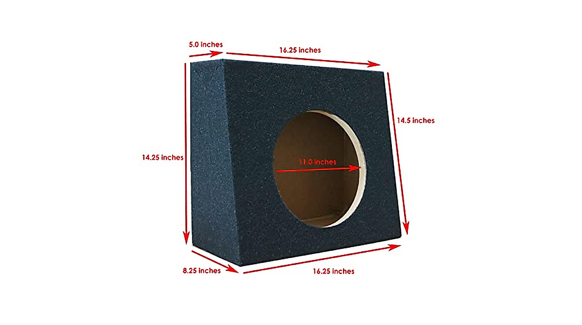 Upgrade Your Car Audio with 2X 12-Inch Sealed Subwoofer Enclosure