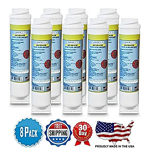 8 - Pack AFC Brand, Water Filter, Model # AFC-G9-K15, Compatible with GE (R) FQK1K Filters