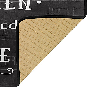 This Kitchen is Seasoned with Love Kitchen Rug Laundry Room Mat Farmhouse Decor Floor Runner Rug Bedroom Porch Doormat 39x20in