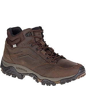 Merrell mens Moab Adventure Mid Wp Hiking Boot, Brown Dark Earth, 10.5 US
