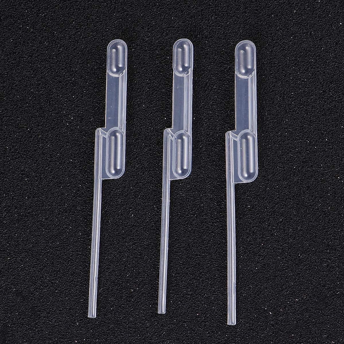 Balacoo 50 Packs Plastic Transfer Pipettes - 0.1 ML Pipettes Disposable Dropper, Plastic Eye Dropper Set for Essential Oils, Liquid, Makeup Tool (White)