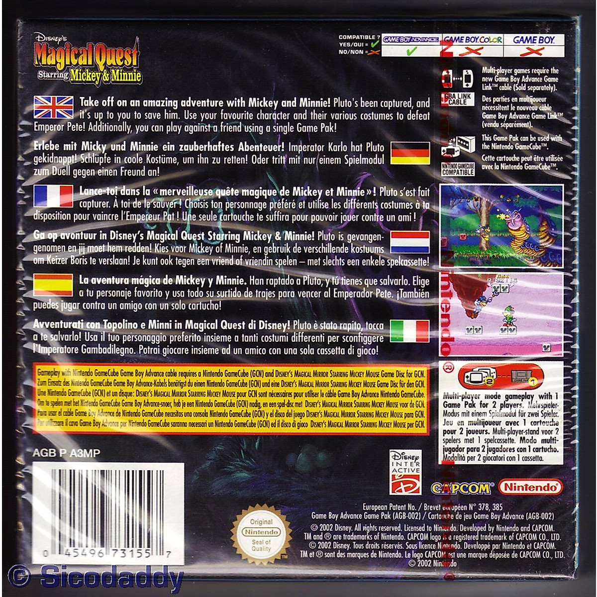 Disney's Magical Quest Starring Minnie & Mickey - Game Boy Advance