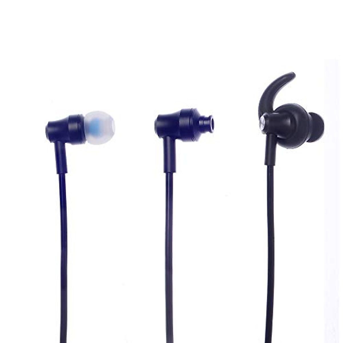 Sanxir Anti-Radiation air Tube Headphones, EMF Protection Earphone, Anti-Slip Earbuds, Radiation Free Headset, with Adjust Volume and HD micphone (Black)