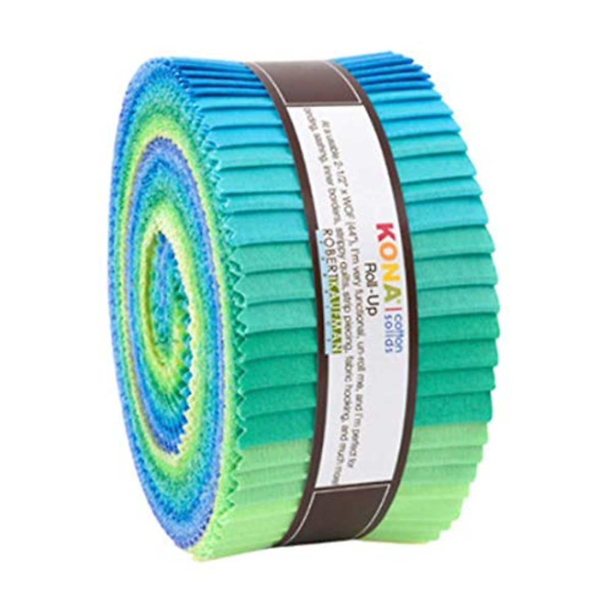 Kona Cotton 2.5" Roll Ups 40 Pcs Mermaid Shores