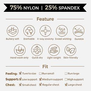 Aoxjox Women's Workout Sports Bras Fitness Padded Backless Yoga Crop Tank Top Twist Back Cami (Black, Medium)