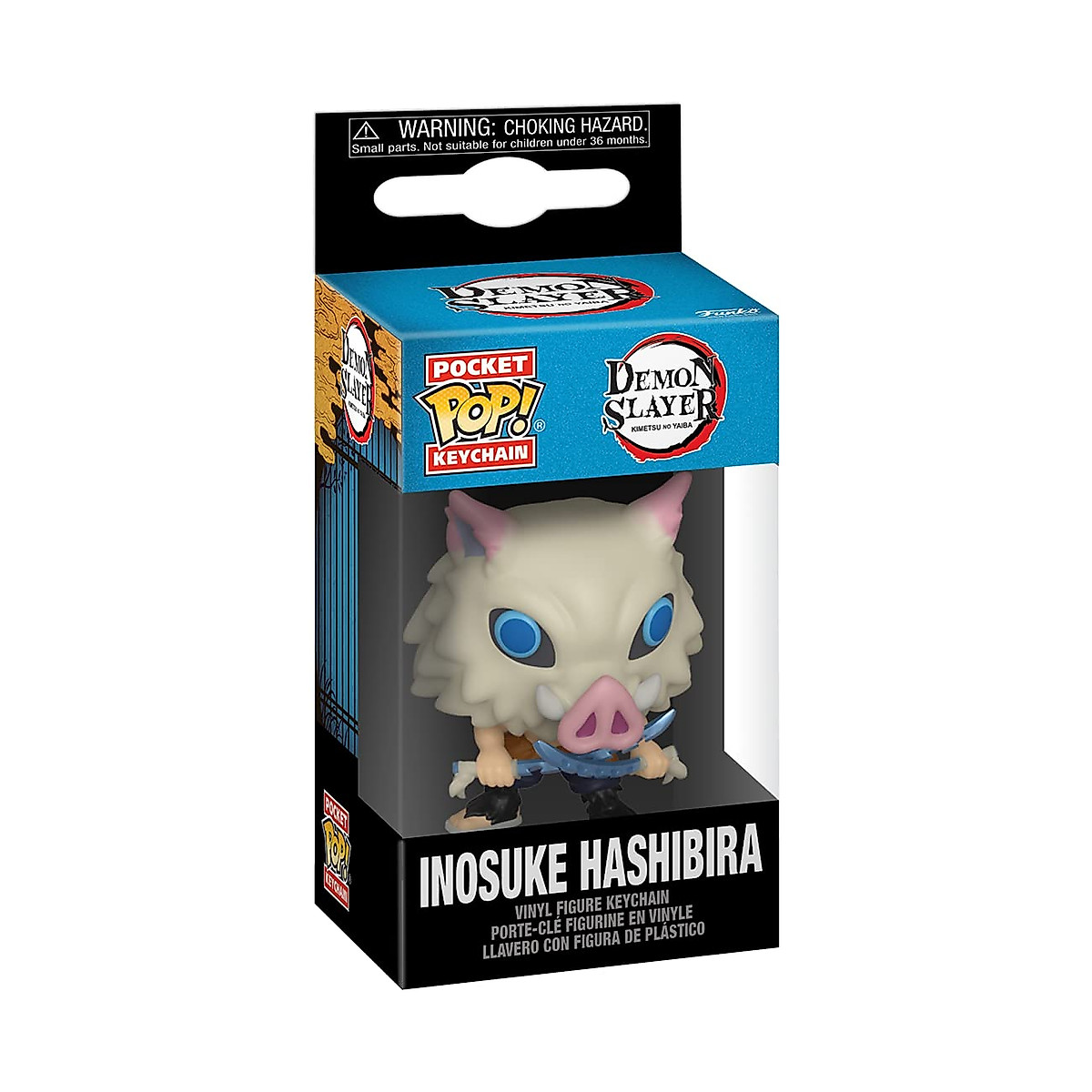 Funko POP! Keychain: Demon Slayer - Inosuke Novelty Keyring - Collectable Mini Figure - Stocking Filler - Gift Idea - Official Merchandise - Anime Fans - Backpack Decor