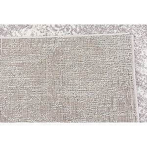 Unique Loom Sofia Collection Area Rug - Grand (9' x 12' 2", Light Gray/ Ivory)