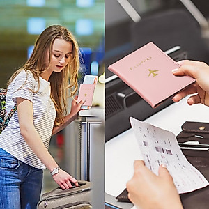 Passport Holder,Passport and Vaccine Card Holder Combo,Passport Holder With Vaccine Card Slot,Travel Essentials,Passport Cover,Passport Case,Passport Wallet,Travel Document Organizer,Travel Gifts