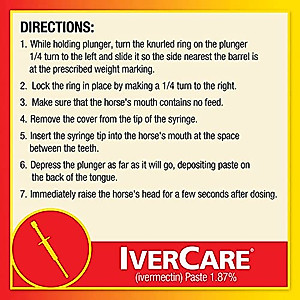 Farnam Ivercare Dewormer Paste, 6-Pack