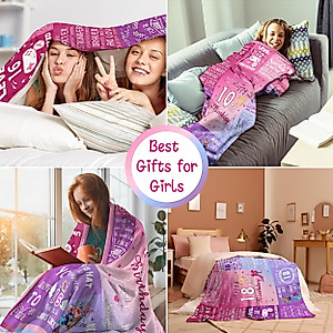 Ownxhbc 18th Birthday Gifts for Girls, 18th Birthday Gift Idea for Daughter Sister, 18 Year Old Blanket for Girls, Birthday Gifts for 18 Years Old Girl, 18th Birthday Pink Throw Blanket Decor 60"x50"
