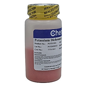 Potassium Dichromate, ACS, 99+%, 100g
