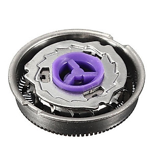 Razorless Razor Replacement Shaver Head Blades Work With For Norelco HQ56 HQ55 HQ4 Reflex Plus 6863XL Close Cut Shaver Heads 3Pcs