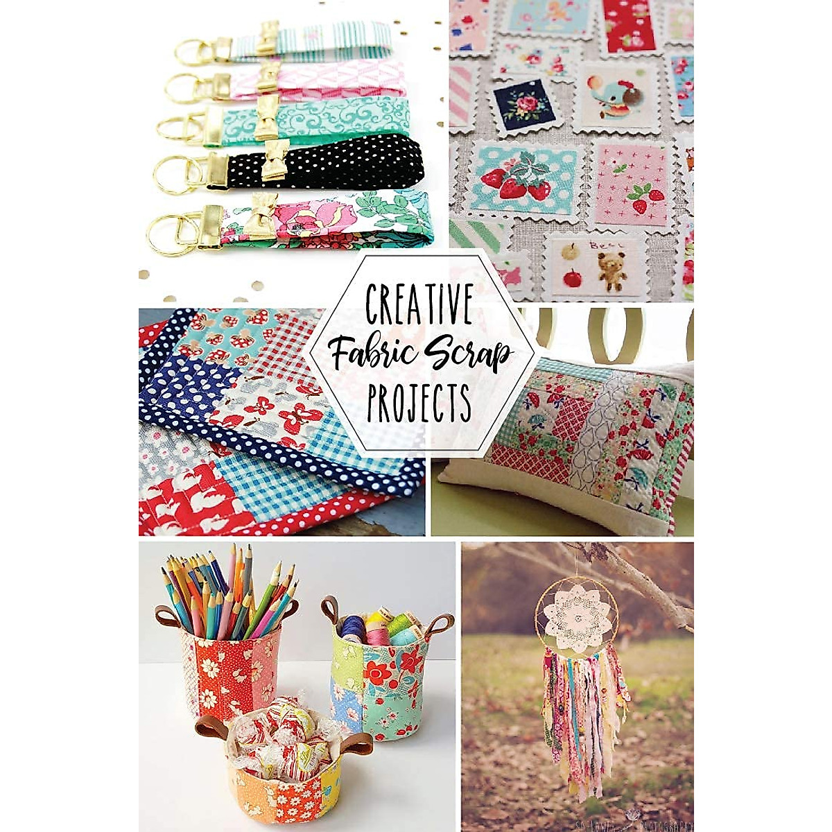 Mililanyo 6Pcs 18x22 inches Cotton Fabric Cute Random Pink Color Fat Quarter Bundles Patchwork Printed Patterns Sewing Patchwork Precut Fabric for DIY Artcraft