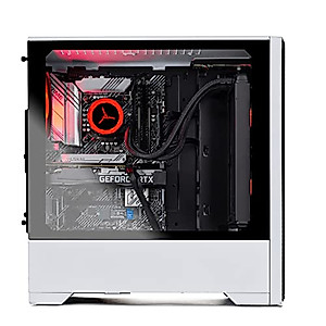 Skytech Blaze Gaming PC Desktop – AMD Ryzen 7 5700X 3.4 GHz, NVIDIA RTX 4070, 1TB NVME SSD, 16GB DDR4 RAM 3200, 750W Gold PSU, 240mm AIO, 11AC Wi-Fi, Windows 11 Home 64-bit