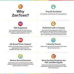 ZenToes Corn Cushions for Toes and Feet, Protect Sore Spots with Foam Padding, Reduce Pain, Pressure and Friction from Shoes, Long Lasting Water-Resistant Self-Stick Adhesive Pads (72 Count)