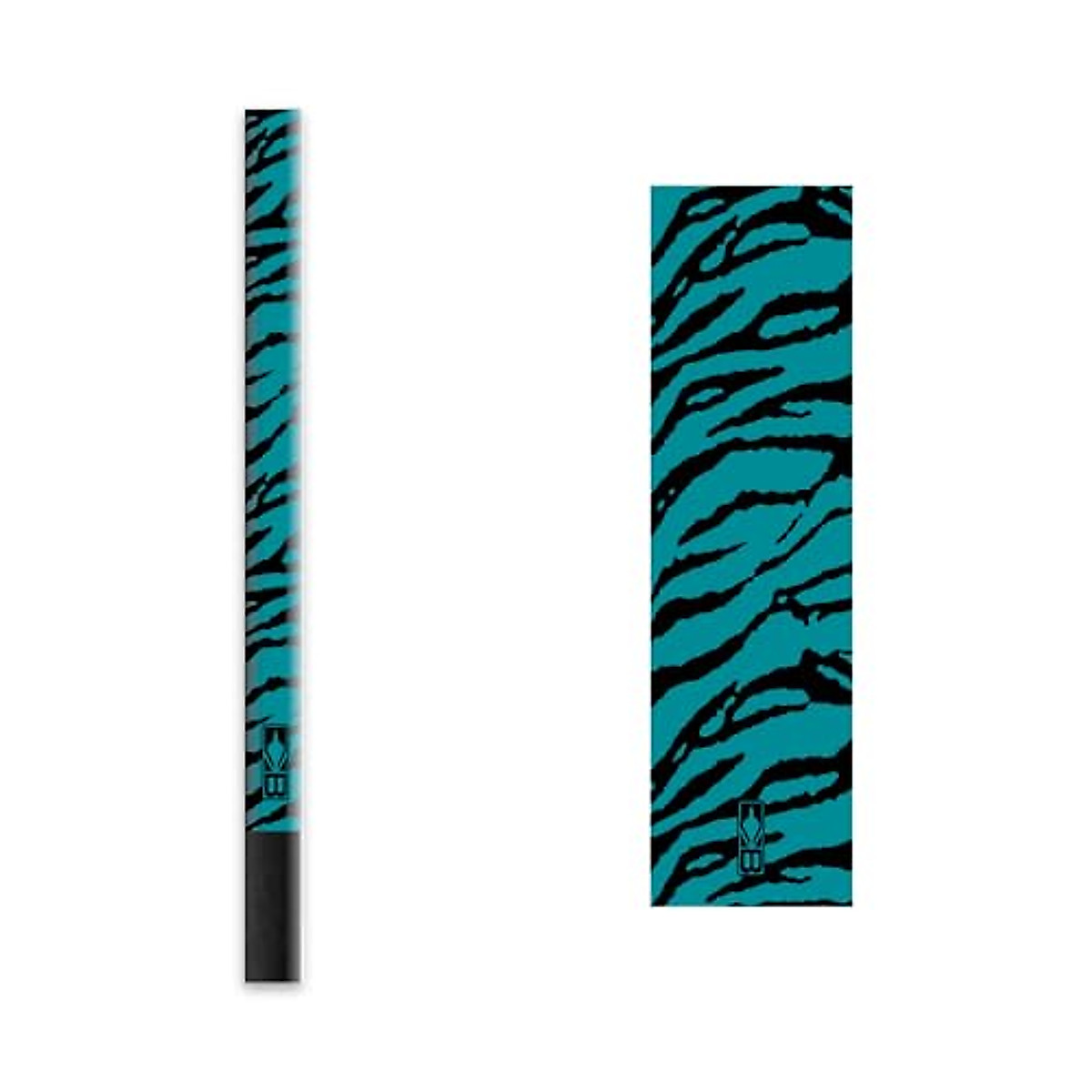 Bohning 4" Tiger Print Arrow Wraps, Standard, Teal Tiger
