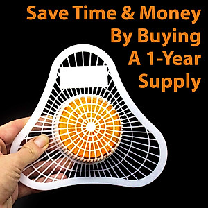 Long Lasting Urinal Screen and Deodorizer w/ Non-Para Block 12 Pack. Universal-Fit, Citrus-Scent Cake Releases Cleaning Agents To Remove Odor. Durable Mat Limits Janitorial Cleaning & Supply Needs