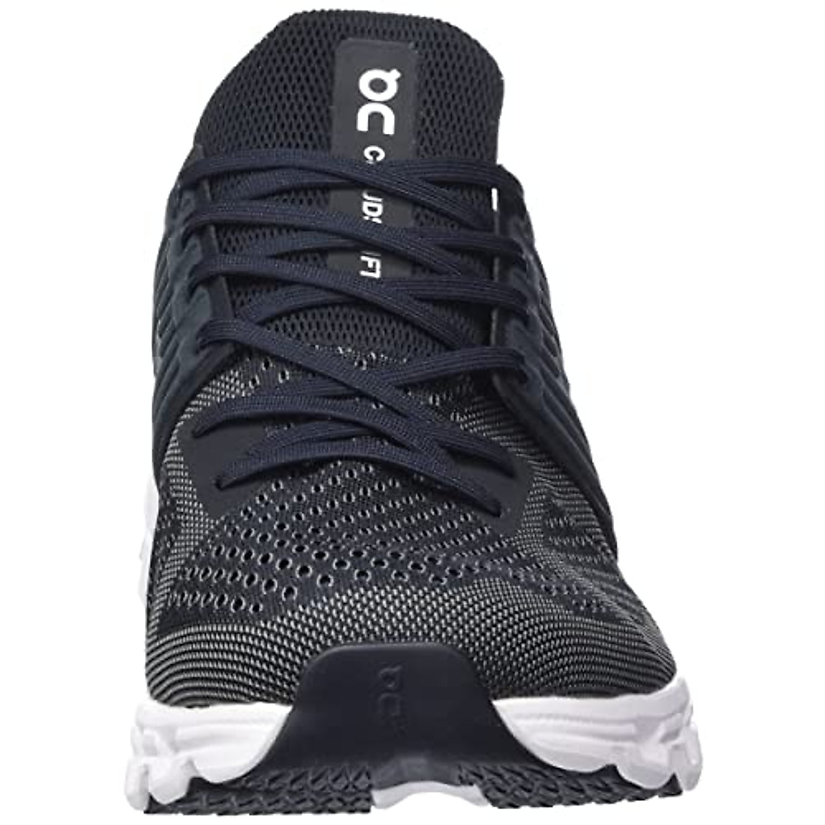 On Men's Cloudswift Sneakers, Black/Rock, 10 Medium US