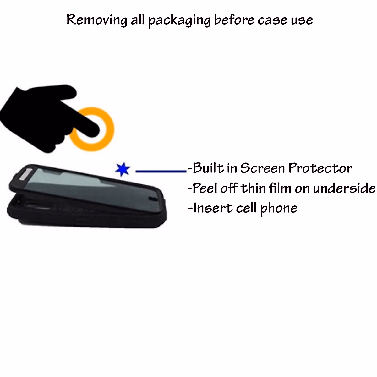 A10E Case, for Samsung Galaxy A10E Full Body Armor Rugged Holster Defender Hybrid Tough Case with 360 Swivel Belt Clip Kickstand & Built in Screen Protector (Black)