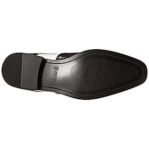 Stacy Adams Men's Tinsley-Wingtip Oxford, Black/White, 15 M US