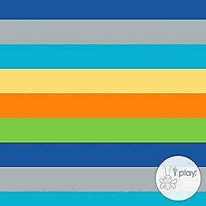 i play. by green sprouts baby-boys Trunks with Built-in Reusable Swim Diaper,Gray Multistripe,18mo