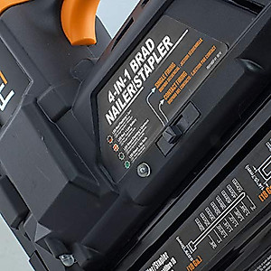 Freeman PE4118GF 20 Volt Cordless 4-in-1 18-Gauge 2" Flooring Nailer/Stapler Kit with Lithium-Ion Batteries, Charger, Case, and Fasteners (1000 Count)