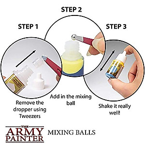 The Army Painter Wargamers Mega Paint Set Bundle with Wet Palette - Miniature Painting Kit with 100 Rustproof Mixing Balls Model Paint Set with 60 Nontoxic Acrylic Paints